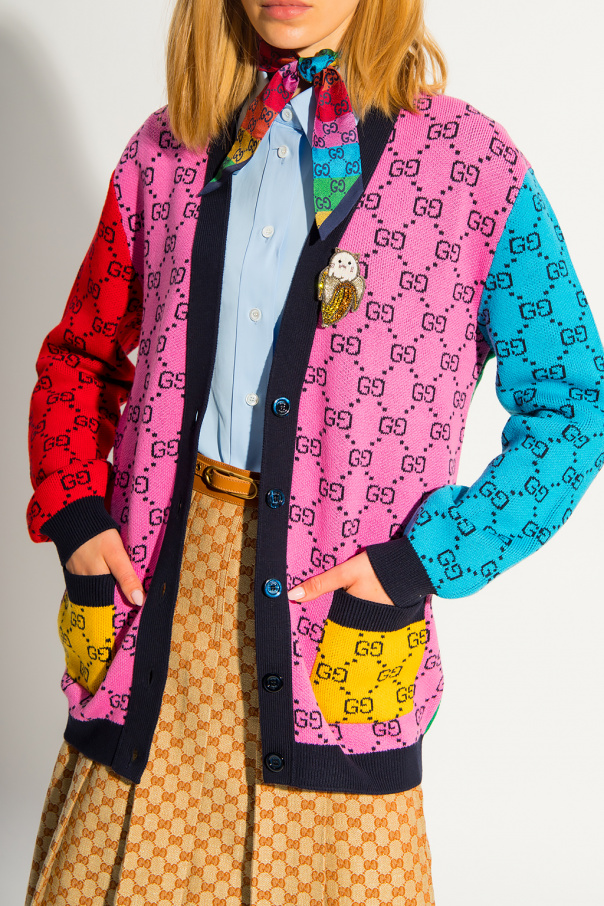 SchaferandweinerShops Niger - Cardigan with logo Gucci SchaferandweinerShops Niger - Cardigan with logo Gucci